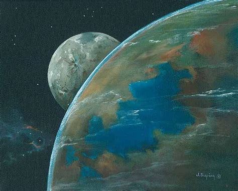 Gaias First Breath Painting By Visionary Imagist Fine Art America