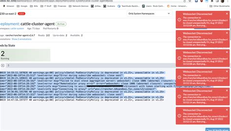 Rancher 268 Ui Throwing Constant Websocket Disconnected Errors