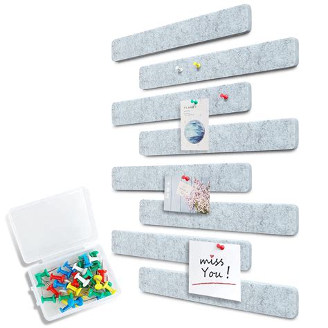 Buy Uoisaiko Felt Pin Board Bar 15 X 2 Pack Of 8 Bulletin Board