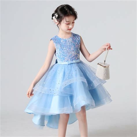 White Lace Applique Sleeveless Tulle Birthday Princess Dresses Vampal