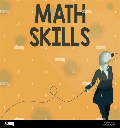 Text Showing Inspiration Math Skills Business Concept Starting To