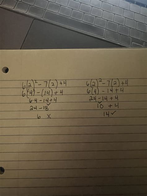 Math141 College Functions How Is 6 Not Correct But 14 Is R