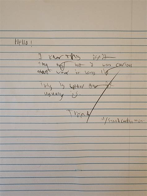 Is This Even Legible R Handwriting Analysis