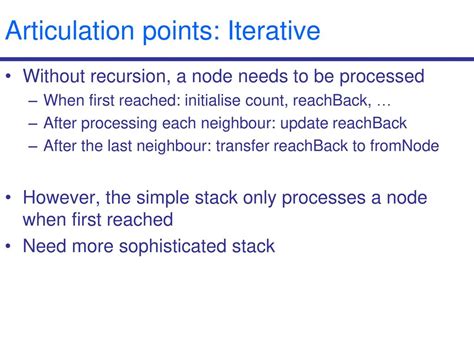 Articulation Points 2 Of 2 Algorithm Ppt Download