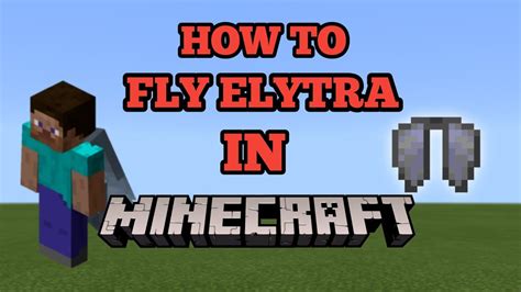 How To Fly Elytra In Minecraft Pe Pocket Edition Youtube