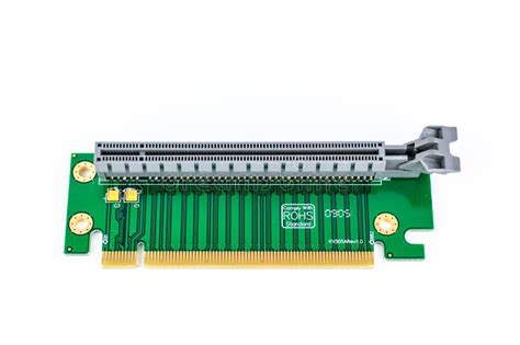 PCI Riser Card Isolated Stock Image Image Of Technology 39881687