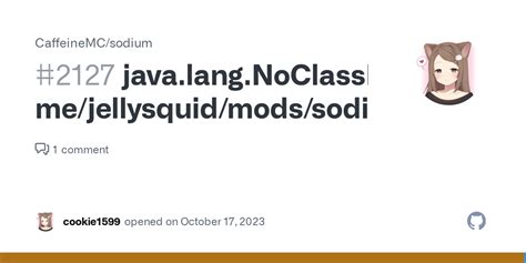 Javalangnoclassdeffounderror Mejellysquidmodssodiumclientguioptionstextprovider