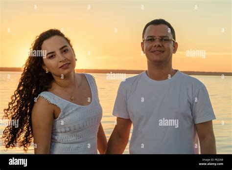 Passionate And Happy Couple After Accepting Marriage Various Poses And