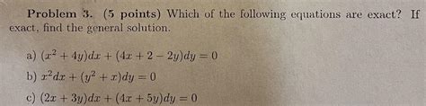 Solved Problem 3 5 Points Which Of The Following