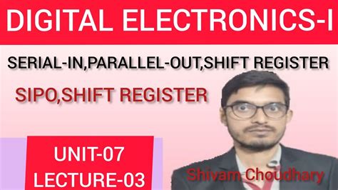 Digital Electronics 1 Lecture 03 Unit 07 Youtube