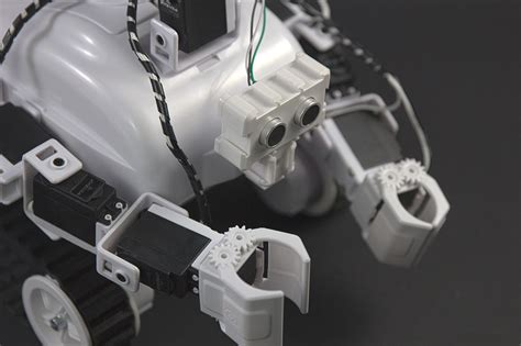 EZ Robot Ultrasonic Distance Sensor With Enclosure Wire Robots