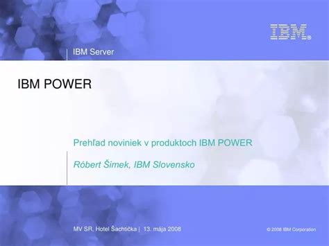 Ppt Ibm Power Powerpoint Presentation Free Download Id6538833