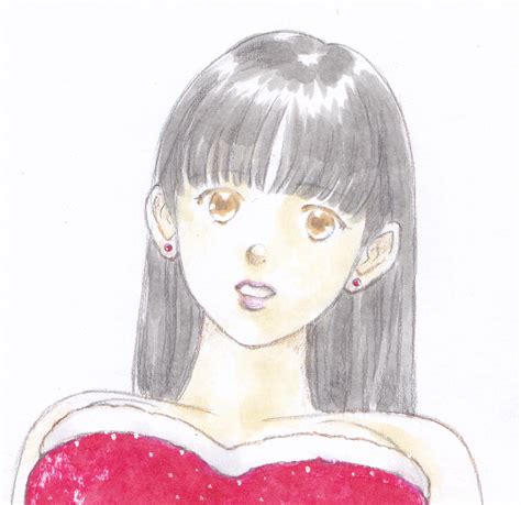 Yahooオークション Vivi 手描きイラスト「sketch50」女の子 美少女