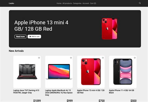 Github Lienkulet Liedko A Modern Fullstack E Commerce Shop Built