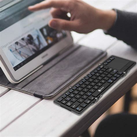 IClever BoostType BK08 Portable Tri Folding Bluetooth Keyboard With