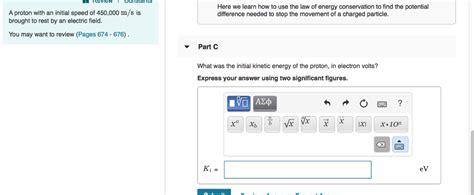 solved a proton with an initial speed of 450 000 m s is