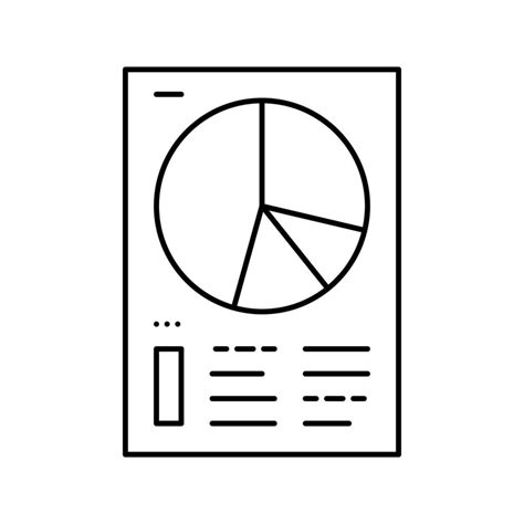 Document Filter Information Line Icon Vector Illustration 19524211