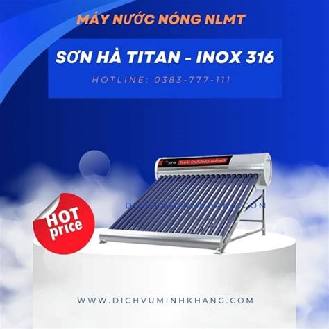 Máy Nước Nóng Năng Lượng Mặt Trời Sơn Hà Titan Thái Dương Năng Titan