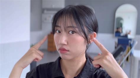 헤어tip 시스루뱅 고정 하는법 앞머리 휘어짐 고정하는법 Youtube