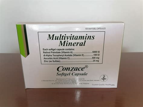 Conzace Multivitamins Contraindications At James Vanhorn Blog