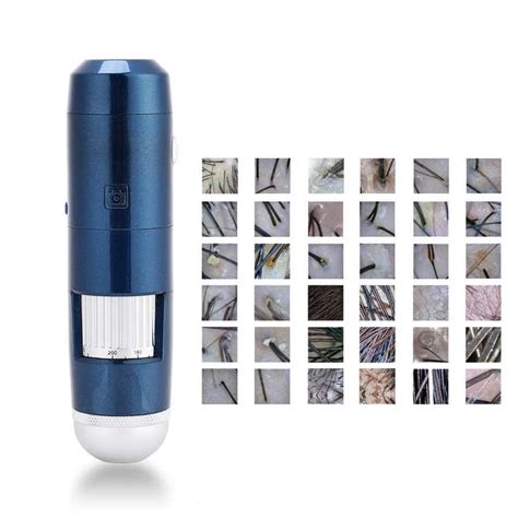 Skin Hair Scalp Detector 5 200X Wireless Wifi USB Digital Microscope Skin Analyser 200MP Camera