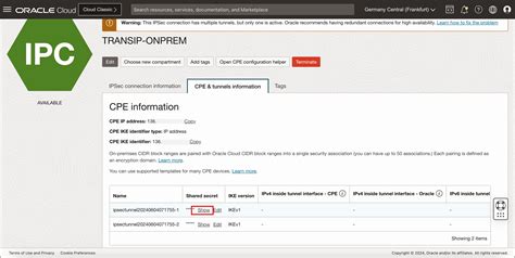 Connect On Premises To Oci Using An Ipsec Vpn With Hub And Spoke Vcn Routing Architecture