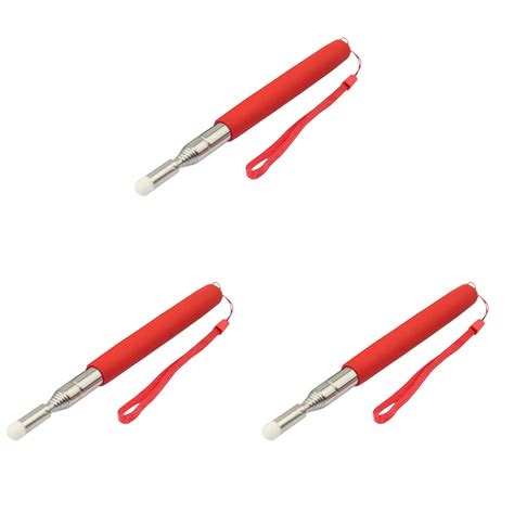 Masteelf 3pcs Telescopic Teachers Pointer Teaching Pointer Hand Pointer Extendable Telescopic
