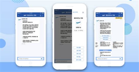 와이즈넛 Ai 챗봇 적용 중앙대 대화형 Ai 챗봇 서비스 오픈