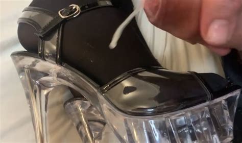 Cum On Transparent High Heel Sandals 26 Pics XHamster