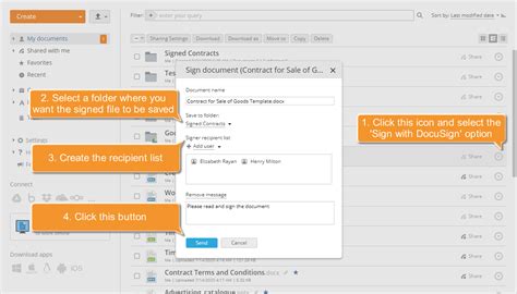 Sending For Electronic Signature ONLYOFFICE