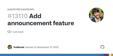 Add Announcement Feature Issue 13110 Jupyterlab Jupyterlab GitHub