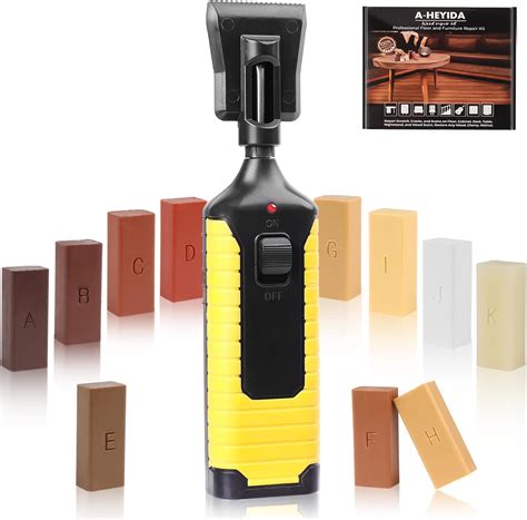 Kit Riparazione Parquet Kit Riparazione Legno Stick Cera Per Legno Con Cera Fusore Ripara