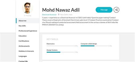 Mohd Nawaz Adil Online Resume Craftmycv