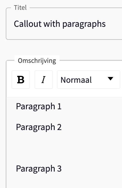 Inconsistent Callout Paragraph Break Rendering Between Editor And
