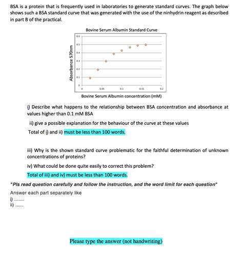 solved bsa is a protein that is frequently used in laboratories to