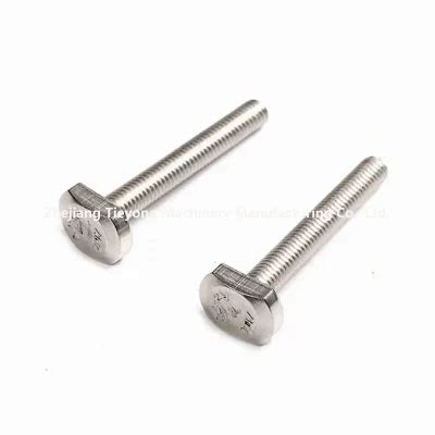 Factory Thread T Slot Drop In Bolt T Bolt Hammer Head Bolt T Screw Stud