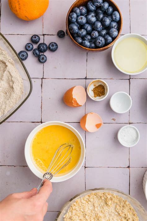 Blueberry Orange Oat Muffins