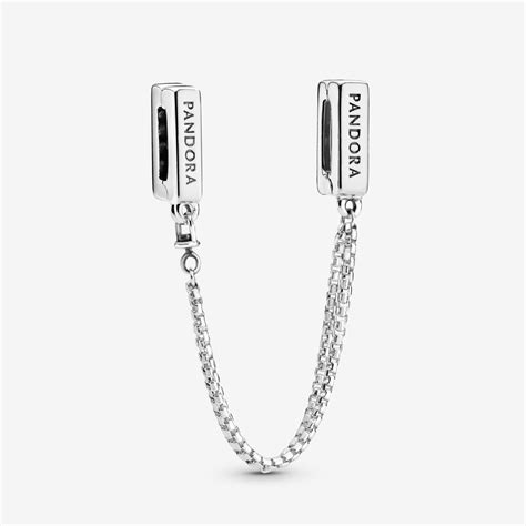 Safety Chain Clip Charm | Sterling silver | Pandora Canada