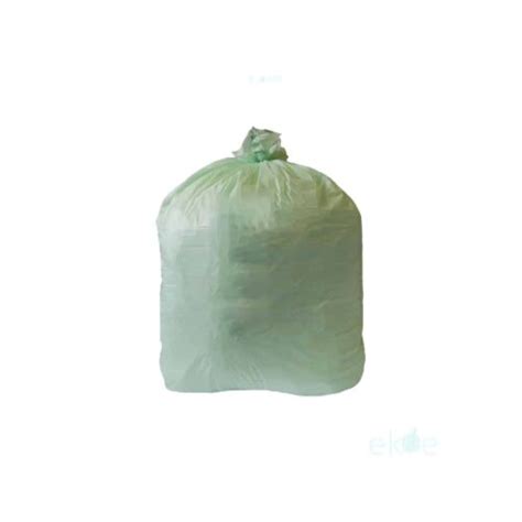 Sacs poubelles humide biodégradables 70 110 cm 50 pièces Ekoe