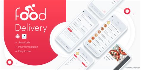 Food Android Food Delivery App Template TemplateMonster