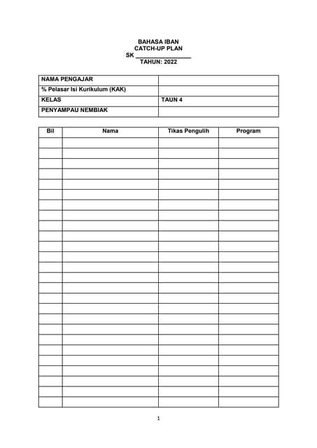 Catch Up Plan Bib T4docx