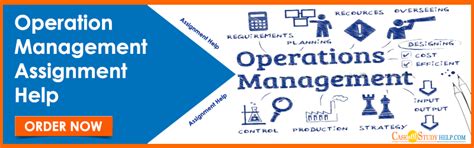 Operations Assignment Help And Management Assignment Samples