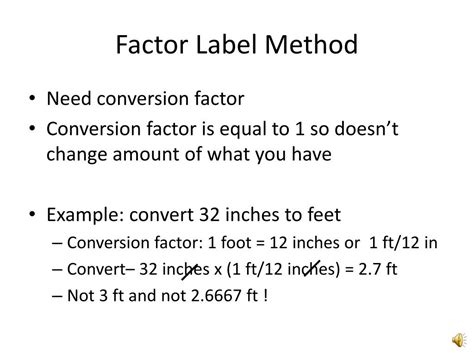 Ppt The Science Of Physics Chapter 1 Factor Label And Dimensional