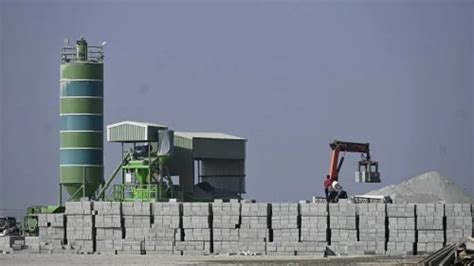 Rectangular Concrete Solid Construction Block For Partition Walls Size 4 Inch 6 Inch 8