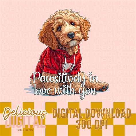 Goldendoodle Png Digital Download Png Deliciousdigitaldesigns