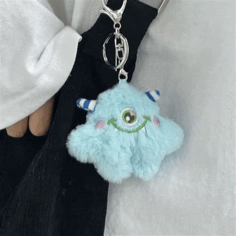 파스텔 몬스터 인형 키링 👾 외눈박이 가방 열쇠고리 인형 백팩 키링 에이블리