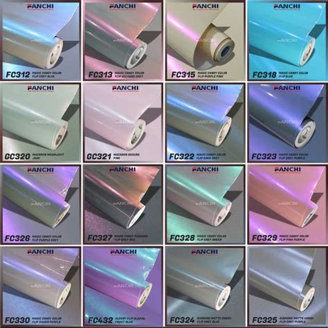 Jual 152cm Sticker Fanchi Magic Candy Flip Color Series Lebar 152cm