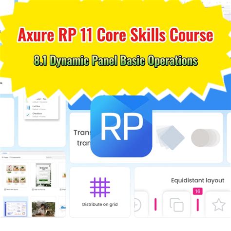 Axure Rp 11 Core Skills Course 81 Dynamic Panel Basic Operations Axureboutique
