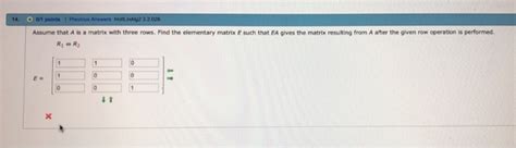 solved assume that a is a matrix with three rows find the