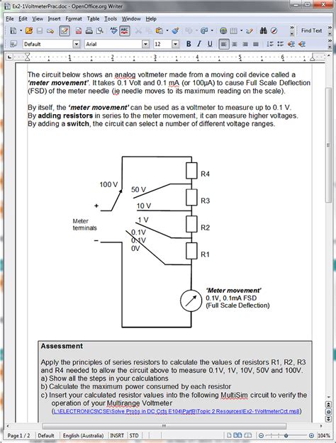 Voltmeter Design Analogue General Electronics Arduino Forum